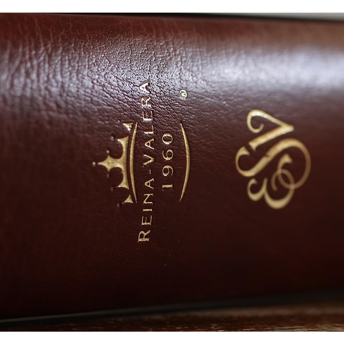 Biblia Bilingüe Reina Valera 1960/ESV Tamaño grande piel marrón / Bilingual Bibl e RVR60/English Standard Large Size Large Print Leather