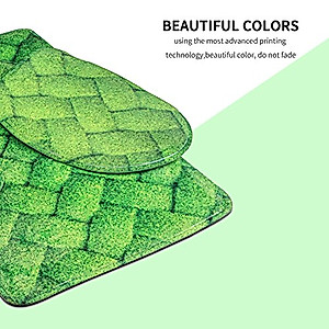 PZZ BEACH Abstract Rainbow Colorful Purple Tie Dye Pattern, 3 Pcs Bathroom Rugs Set, Absorbent Non Slip Bath Rugs+ Contour Mat+ Lid Cover