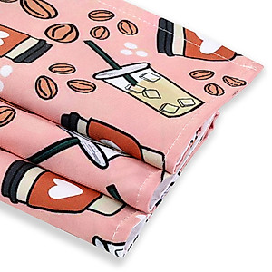 Plum Hill Coffee Server Waist Apron - Waitress Apron with 3 Pockets - Cute Half Apron for Baristas Cleaning Vendors and Teachers - Waitress Accessories