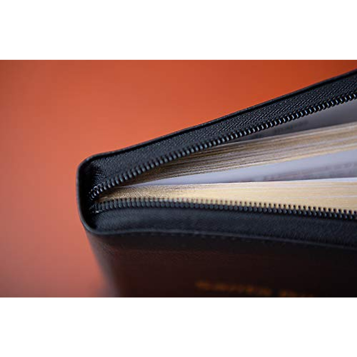 RVR60, Santa Biblia, Letra Grande, Tamaño Compacto, Leathersoft, Negro, Palabras de Jesús en Rojo (Spanish Edition)