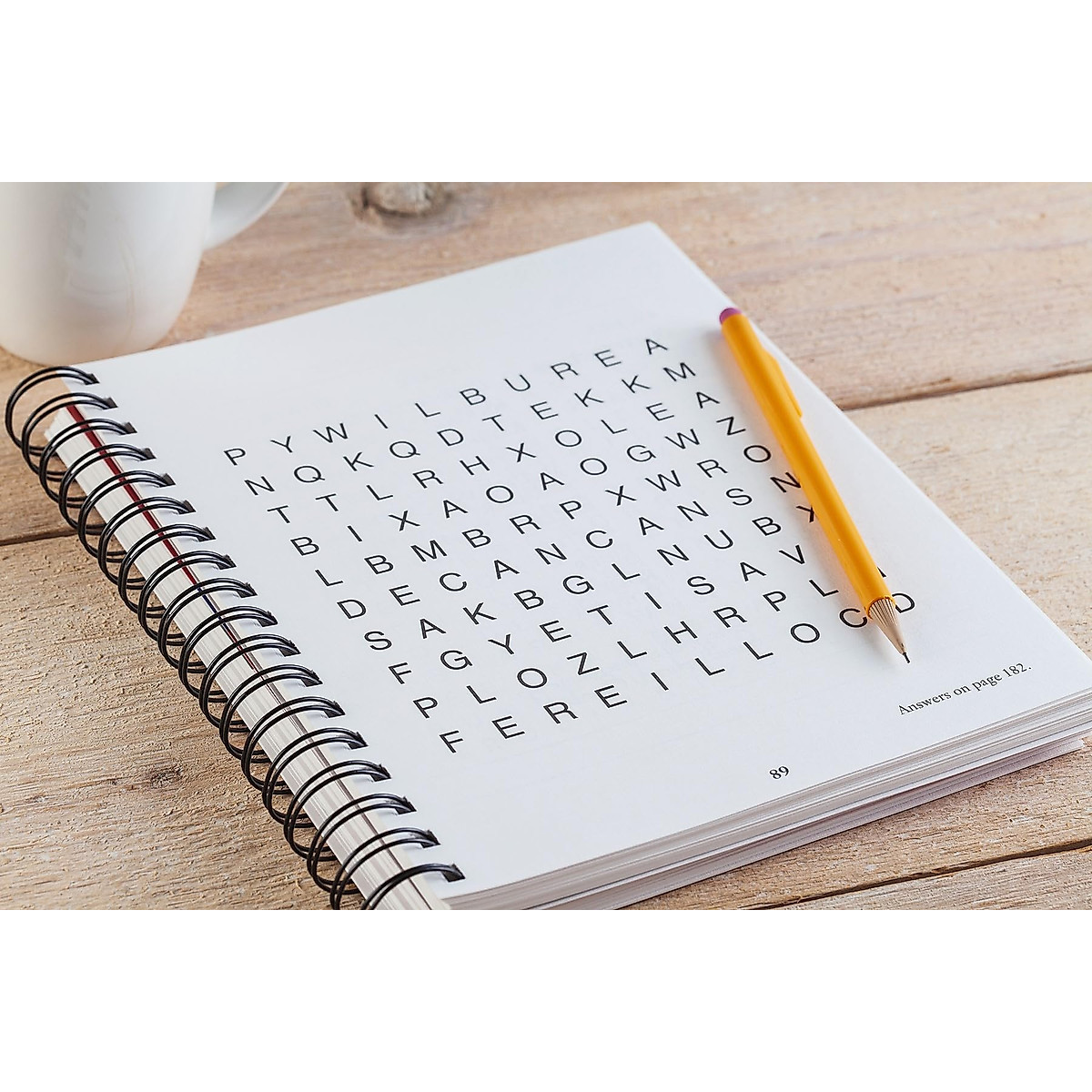 Brain Games - Word Searches - Large Print (Red)