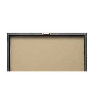 Hand Painted Oil Painting Canvas Wall Art Abstract Black & White Birds on Tree Front Load Frame 10x20" Extra 1/4" Slim 0.71" Height Wood Moulding 3D Brushstroke for Home Decor Office Living Bed Dining