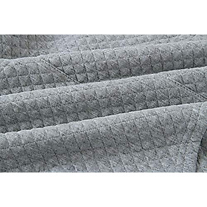 LANREMON Women Long Sleeve Sweatshirt Fashion Quilted Pattern Plain Zipper Pullover Sweatshirts Tops with Pockets Light Gray