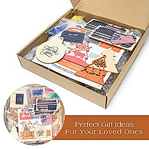 Jabihome 3D Wooden USA Map Wall Art, Wood United States Map with Push Pins, Gift for Him, US Map for Travel Gift for Men, Office Wall Decor, White Elephant Gifts, Christmas Gifts for Mom, Dad, Teacher, Boss, Men, Women (Size M: 23"L x 13"W)