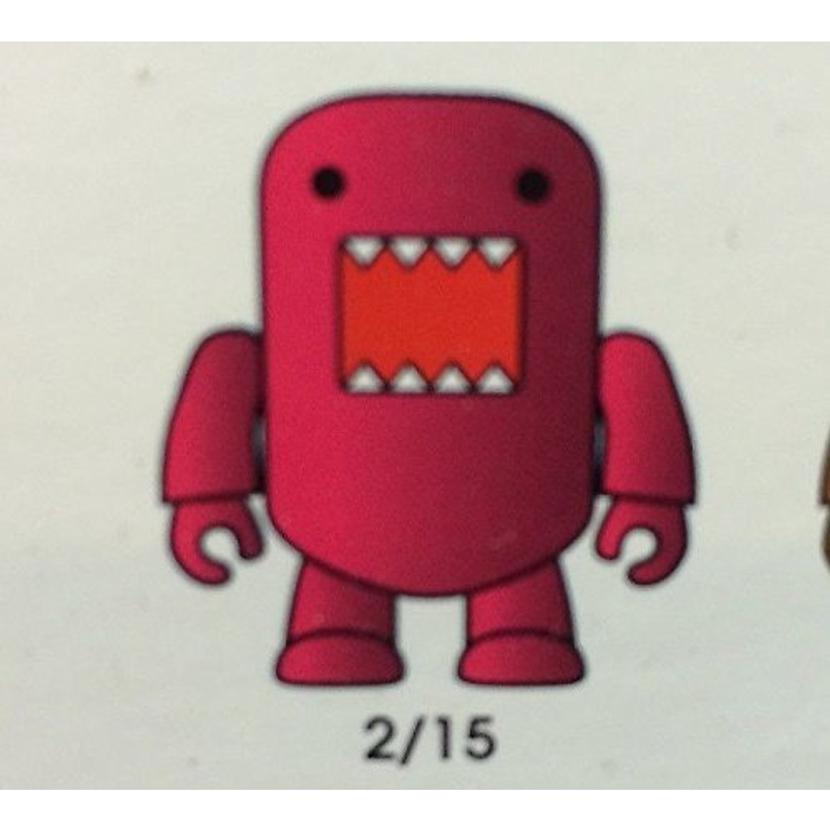 Domo Kun Series 5 BRUSHED METAL PURPLE 2 inch Qee Figure Open Box Closed Bag