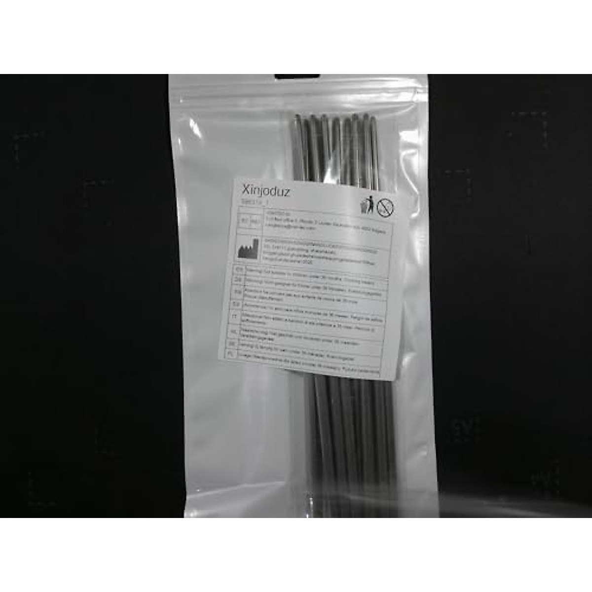 6Pairs Chopsticks Stainless Steel Chopsticks Metal Silver Chopsticks Metal Chopsticks Reusable Dishwasher Silver Reusable Chopsticks Japanese Korean Chinese Chopstick for Dinner Lightweight Non-Slip