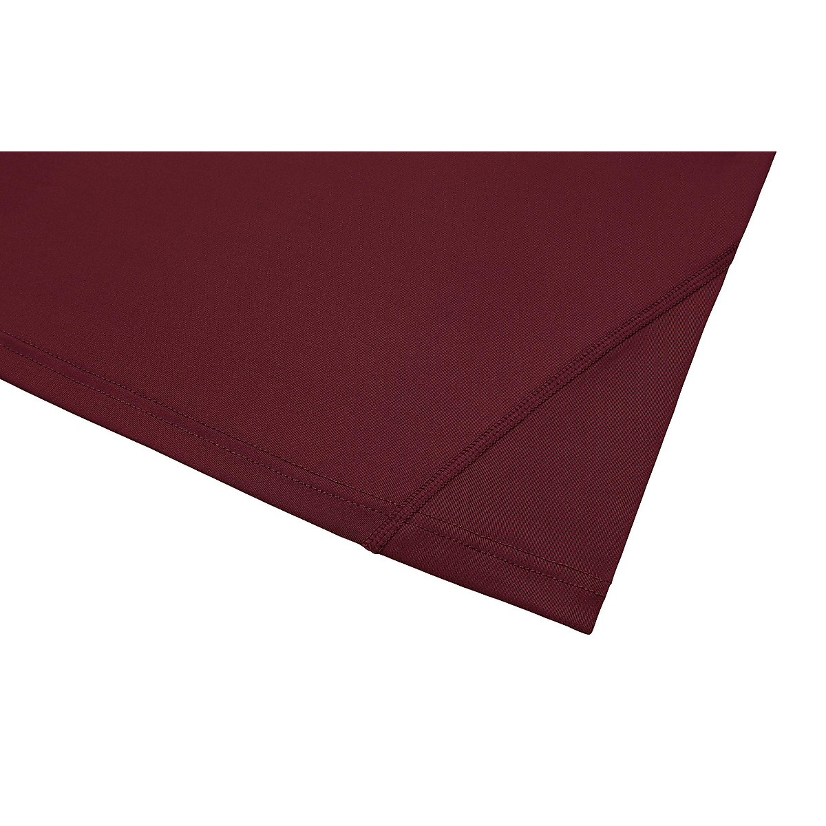 TCA Boys' Pro Performance Long Sleeve Running Compression Base Layer Top - Crew Neck - Cabernet, L Boy (10-12 Years)