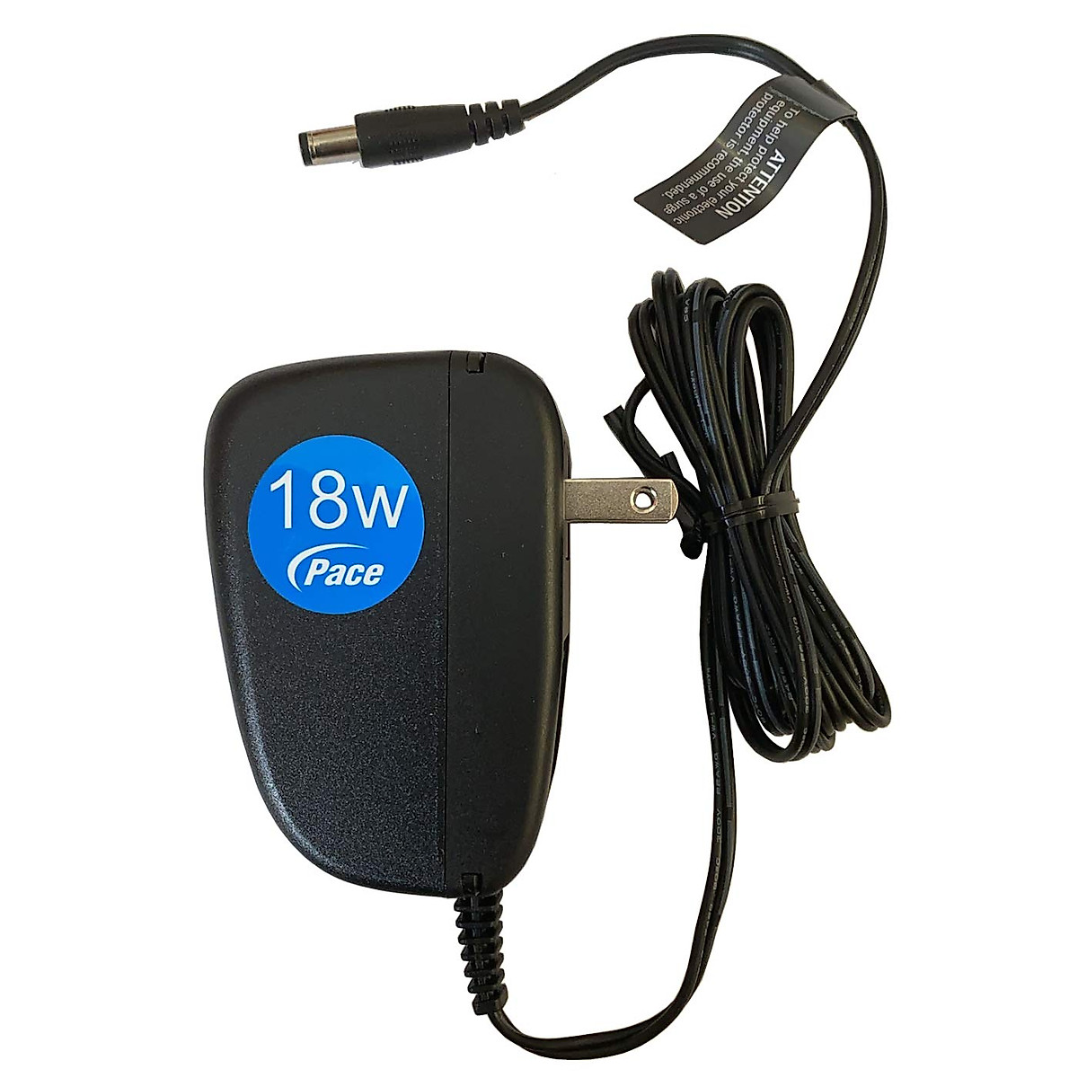 Netgear AC / DC Adapter Charger Power Supply (332-10301-02), 18 Watt, 12V, 1.5A, 1.4" H x 2" W x 3" L