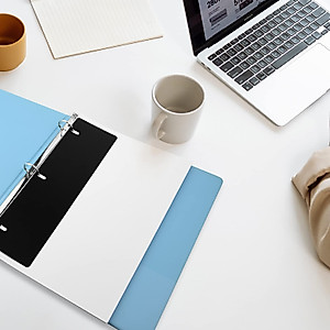 20 PCS Flat Sheet Lifters, Sheet Flatteners, Sheet Lifters Binders, Plastic Sheet Lifters, Protect Binder Page Sheet for 11-Inch x 8-1/2-Inch 3 Ring Binder, D Ring Binders