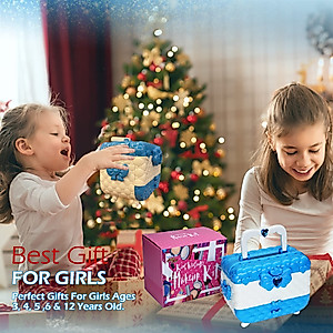 Kids Makeup Kit for Girl -Kids Makeup Kit Toys for Girls Make Up for Little Girls,Non Toxic Toddlers Pretend Cosmetic Kits,Child Play Makeup Set, Age 3-12 & Up Year Old Children Gift