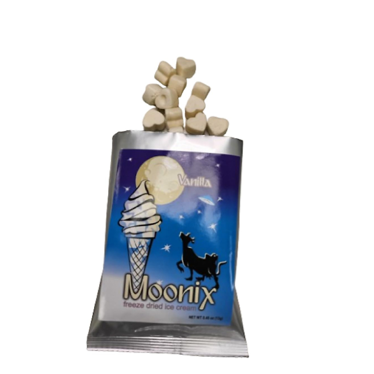 Moonix Freeze Dried Ice Cream. 5ct (Vanilla)