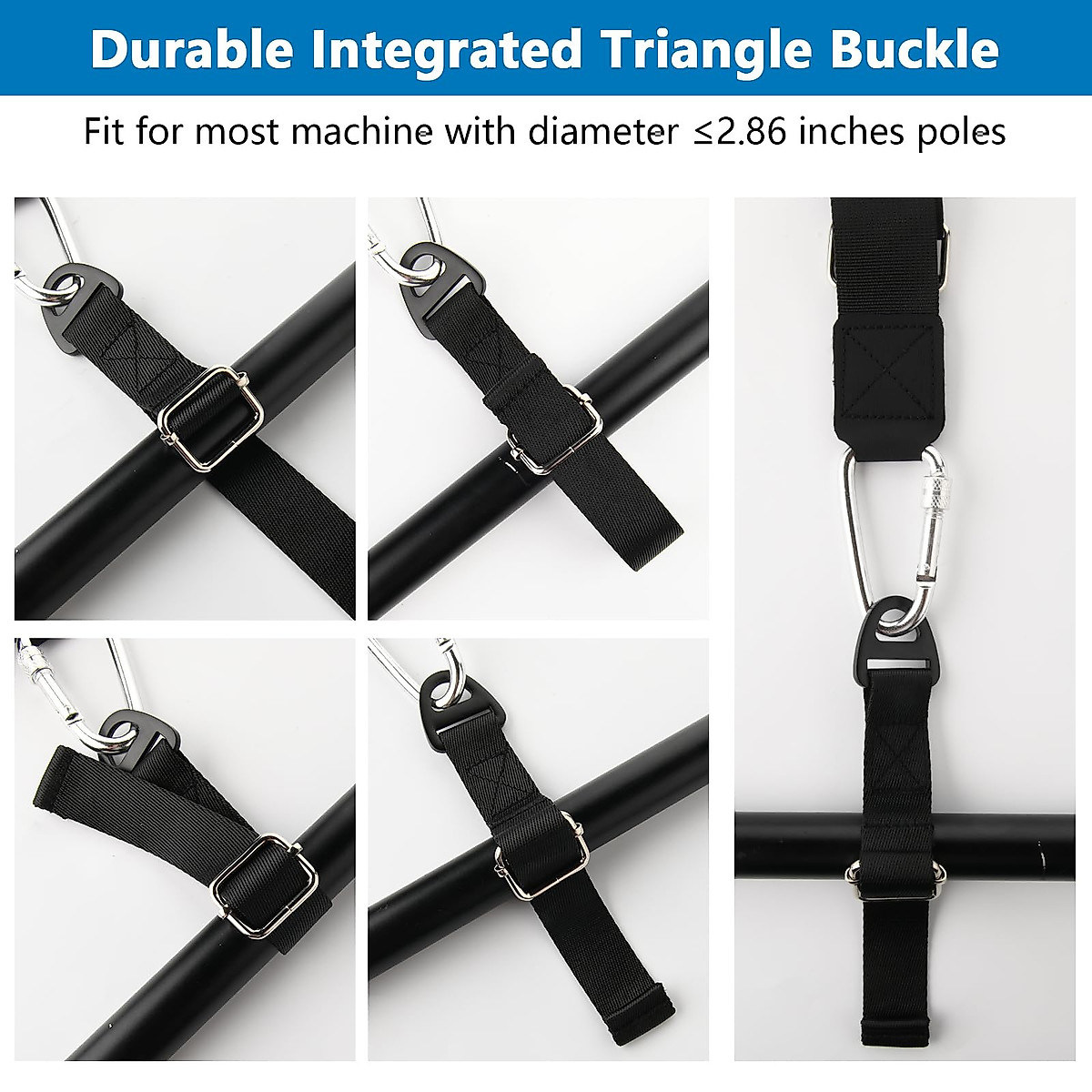 Shoulder Trimmer Strap, Blower Straps Strap, Weed Eater Strap, Easy Release Brush Cutter Harness Compatible with Greenworks/DEWALT/EGO String Trimmer, Leaf Blower, Shrub Trimmers & Snow Blower (Black)