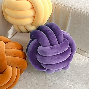 Velvet Chunky Yarn Bulky Giant Arm Knitting Yarn, Super Soft Tubular Weight Jumbo Ya rn,DIY Crochet Hand Knitting Thick Yar n for Blanket,Pet Bed, Rugs Pillow,Handbag(0.55lb-Purple)