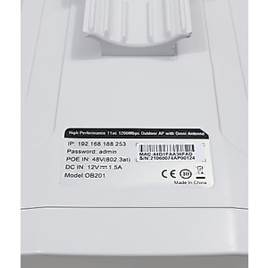 Wireless WiFi Access Point︱Dual Band 2.4GHZ 5GHZ Wave 2.0︱POE Powered Port︱4 x 4 MU-MIMO︱Seamless Roaming for Indoor Wall/Ceiling Mounted