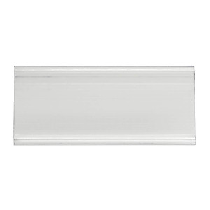 Akro-Mils 29308 Clear Protective Plastic Flat Label Holders for Wire Shelving Retail Display and Warehouses, (25-Pack)