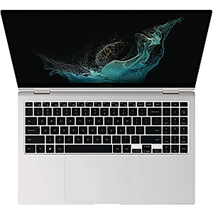 SAMSUNG - Galaxy Book2 Pro 360 2-in-1 15.6” AMOLED Touch Screen Laptop - Intel 12th Gen Evo Core i7 1260P LPDDR5 Memory S Pen w/Mouse Pad – Silver (16GB RAM | 1TB SSD)
