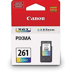 Canon PG-260 XL Black Ink Cartridge + CL-261 Color Ink Cartridge