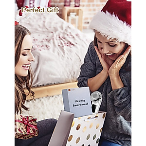 Face Massager Electric Face Lifting 4 in 1 Facial Massager Anti Aging Skin Tightening Firming Skin Care Tools (White)