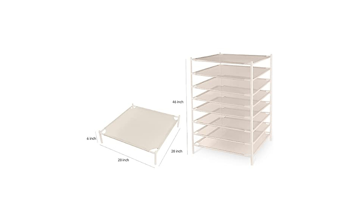 DOBMIT Stackable Laundry Drying Rack for Clothes & Herbs