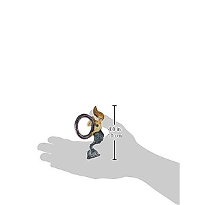 Zoo Med Betta Bling Mermaid with Hoop Black 2 x 1 x 1 inches