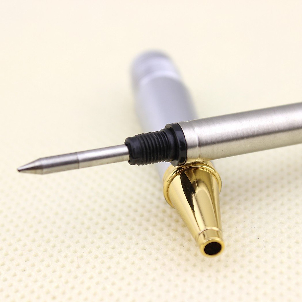 Gullor Advanced Picasso Rollerball Pen 903 Black Light with Golden Clip Pen