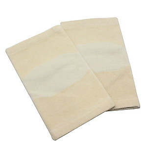 JUMISEE (One Pair) Cotton Knee Sleeves for Knee Support, Circulation Improvement & Pain Relief,Sport Compression for Running, Pain Management, Arthritis Pain Women Men (Complexion, Medium)