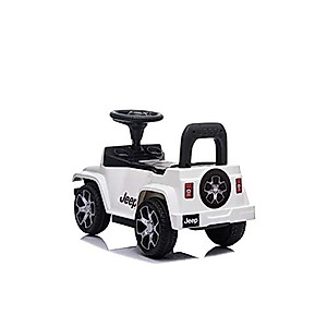 Best Ride On Cars Jeep Rubicon Push Car, White