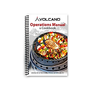 Volcano Grills 3 Grill/Stove Bundle Includes Lid and Cookbook, Grey