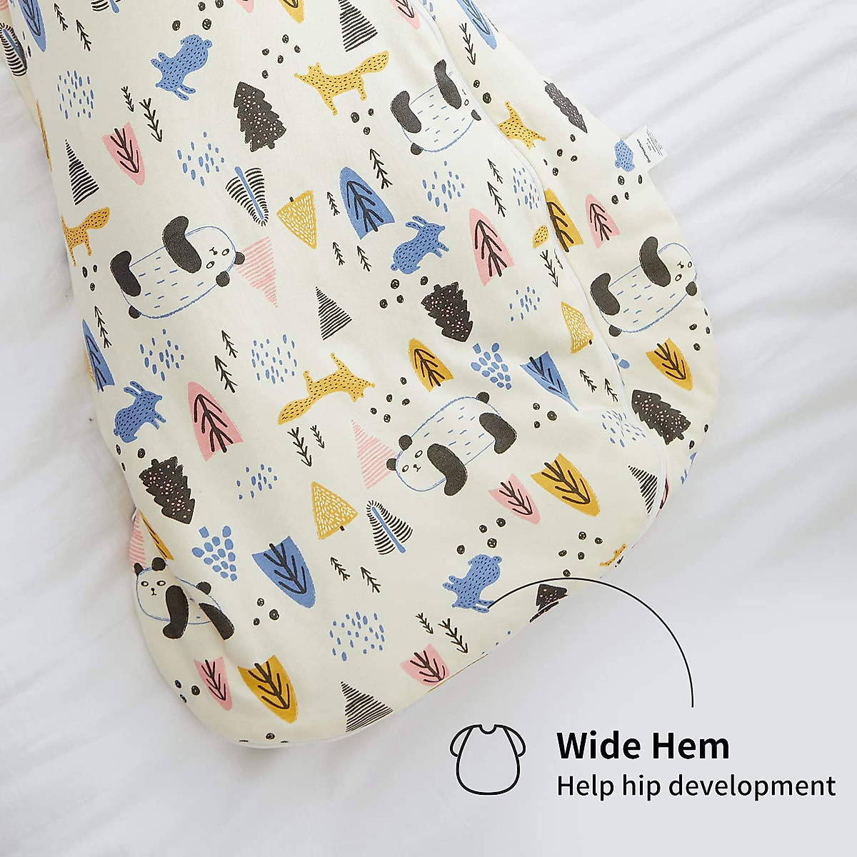 Duomiaomiao Baby Sleep Sack 24-36 Months 100% Cotton 2.5 TOG Winter Baby Wearable Blanket, Warm Quilted Comfy Toddler Sleeping Sack