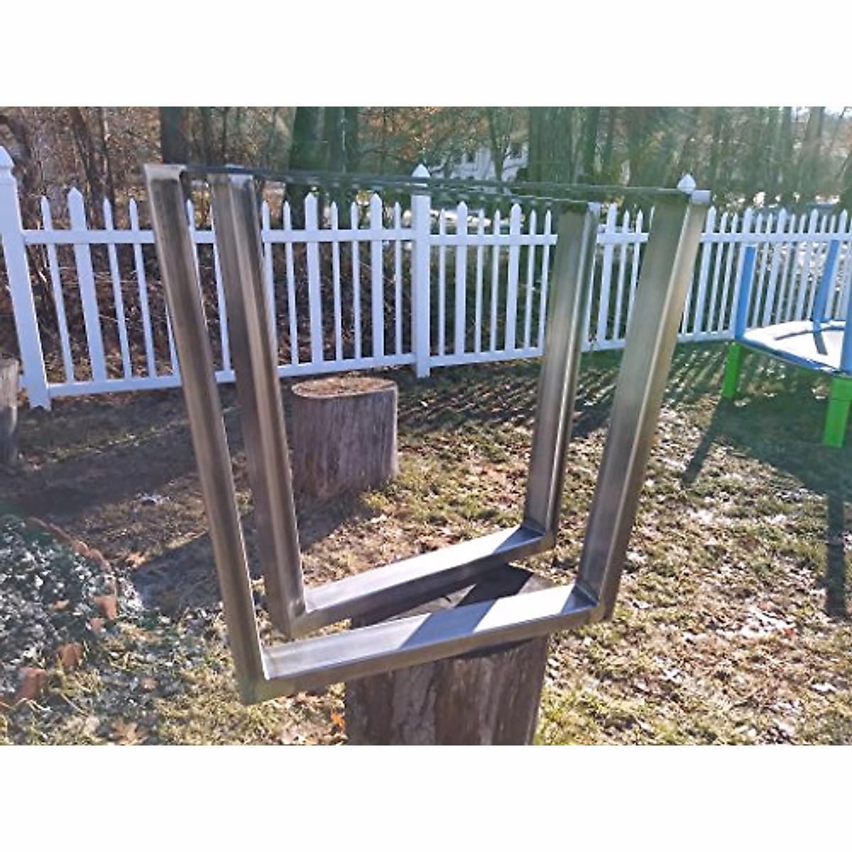 Metal Table Legs,Trapezoid,Tapered Table Legs/Base,Custom Sizes,Handmade In U.S.