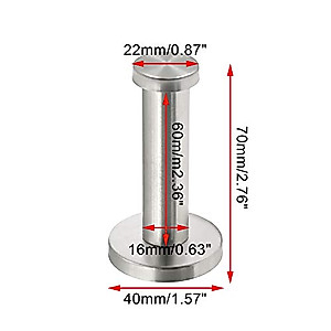 BokWin 4Pcs 3 Inch Stainless Steel Bath Towel Hooks, Brushed Nickel Single Super Heavy Duty Coat Hook, Wall Mount Robe Coat Hangers Holder for Bathroom, Office