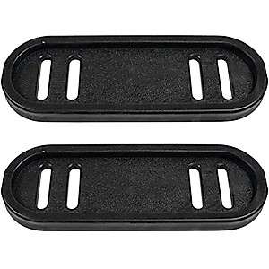 Eopzol 57007 Polymer Skid Shoe Replacement for Laser Fits for MTD Columbia Craftsman Huskee Troy Bilt 731-05984 731-05984A, Width 3 1/2" x Length 10" x Thickness 1/2", 2-Pack