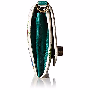 Anna by Anuschka Hand Painted Women’s Genuine Leather - Vintage Wristlet Clutch - Vintage Botanical