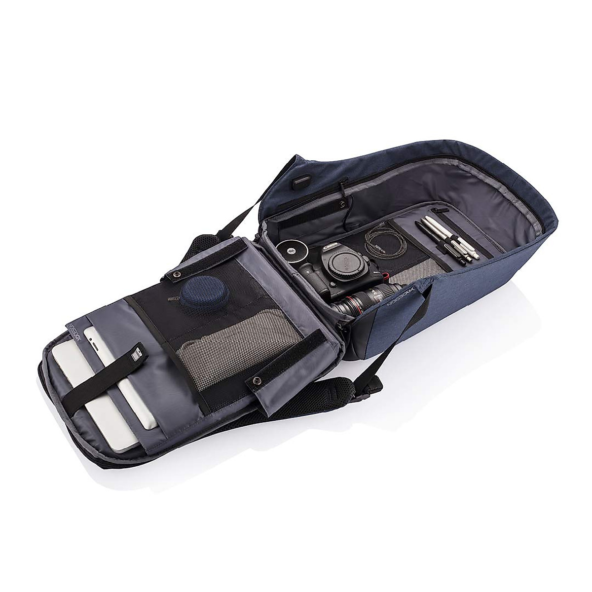 XD Design Bobby XL 17" Anti-Theft Laptop Backpack USB Port (Unisex Bag) (Navy)