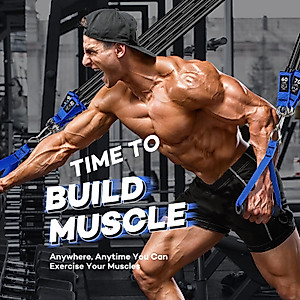 NITEEN 310lb Heavy Duty Resistance Bands Set for Home Workout Effective Exercise Bands for Full-Body Workout, Physical Therapy,Resistance Bands with Handles, Door Anchor, Legs Ankle Straps