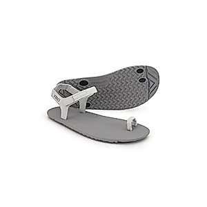 Xero Shoes Women's Jessie Lightweight Sandal - Barefoot Minimalist Sandal Oyster Gray,7