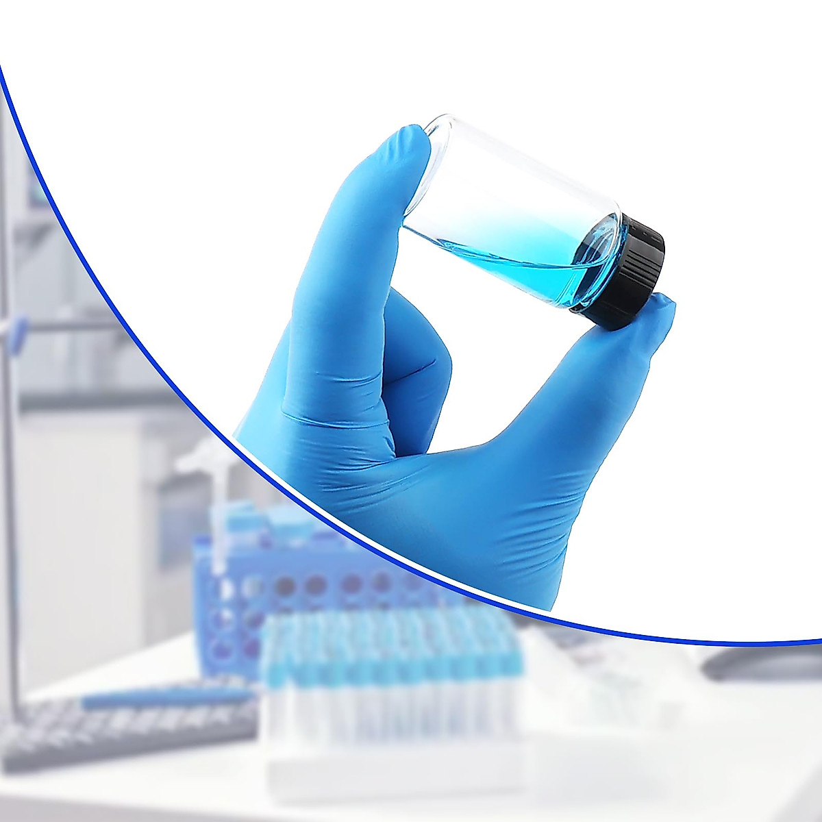 Kesell 25ml Glass Vials, Clear Glass Sample Bottle, Small Glass Vial with Screw Cap, Empty Bottle with Cap, Pack of 16