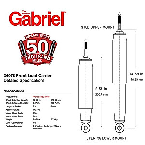 Gabriel 34076 Front Load Carrier