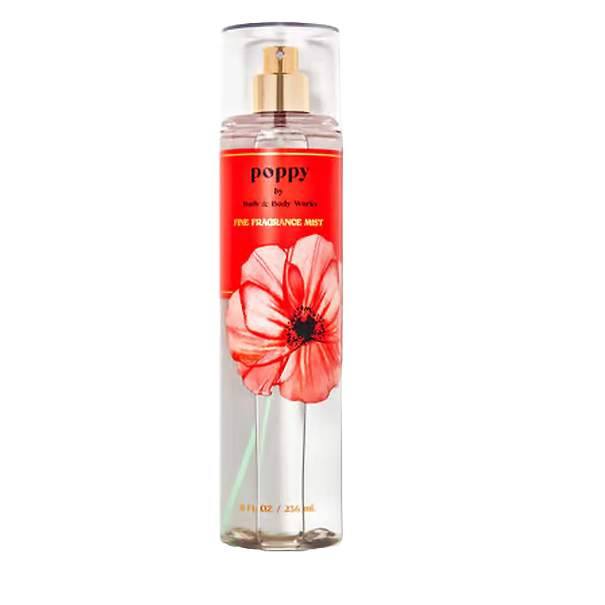 Bath & Body Works Poppy Fine Body Fragrance Mist 8 Fluid Ounce (Poppy)