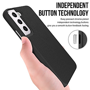 KIOMY Case for Samsung Galaxy S22 5G Shockproof Bumper Protective Cover 2 in 1 Dual Layers