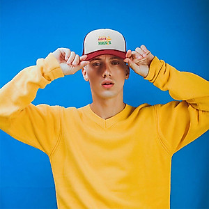 Trucker Hat Esta Mamacita Needs A Margarita Cinco De Mayo Snapback Baseball Cap for Men & Women Adjustable Polyester Red Design Only