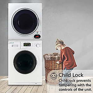 Equator 110V Comp. Laundry Centre 1.6 cf Washer+Vented 3.5 cf Digital Sensor Dry