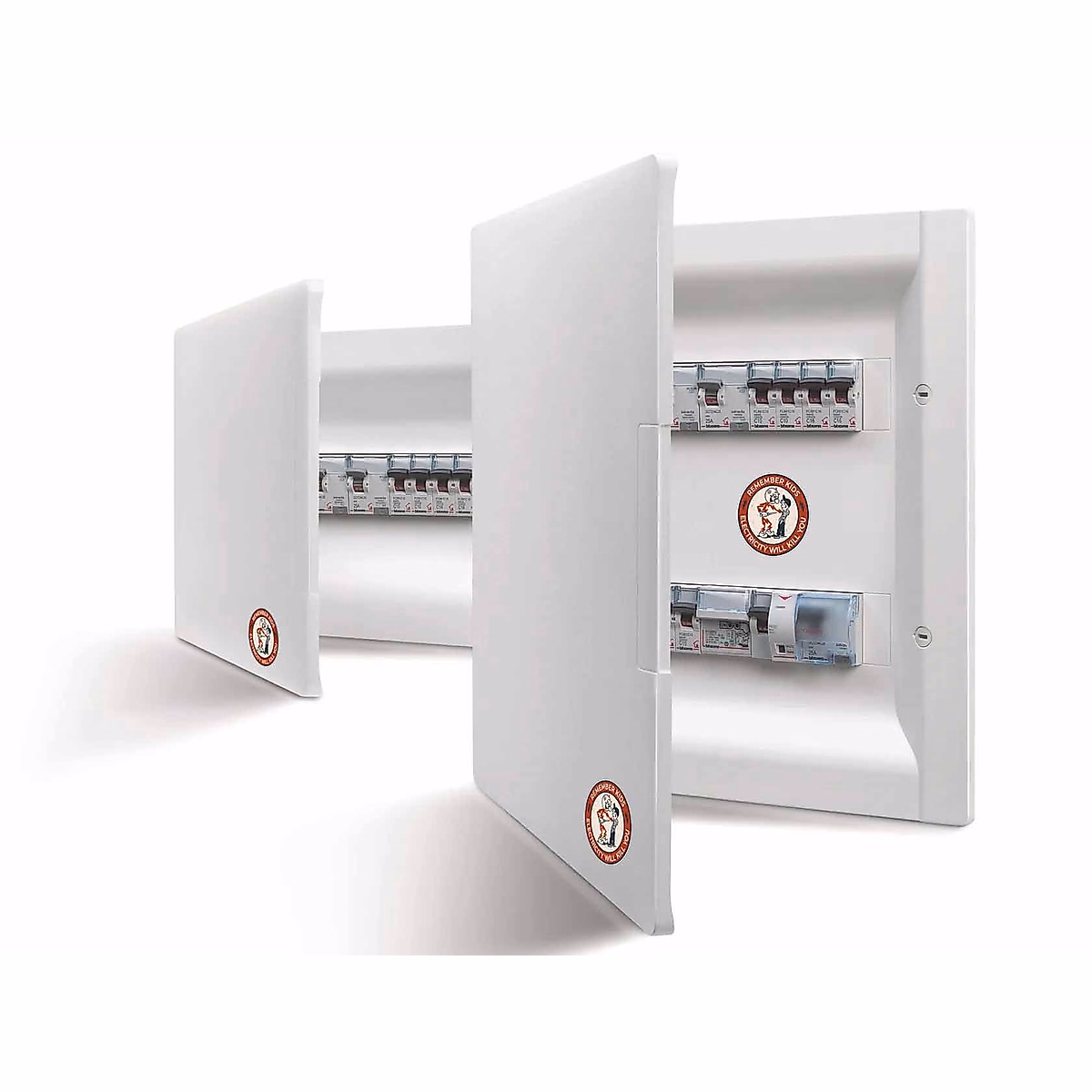 AG 4 PCS Remember Kids Electricity Will Kill You Decal Hard Hat Stickers Reddy Kilowatt Funny Electrician Mechanic Stickers, 3 Inch, Electricity Kills Sticker