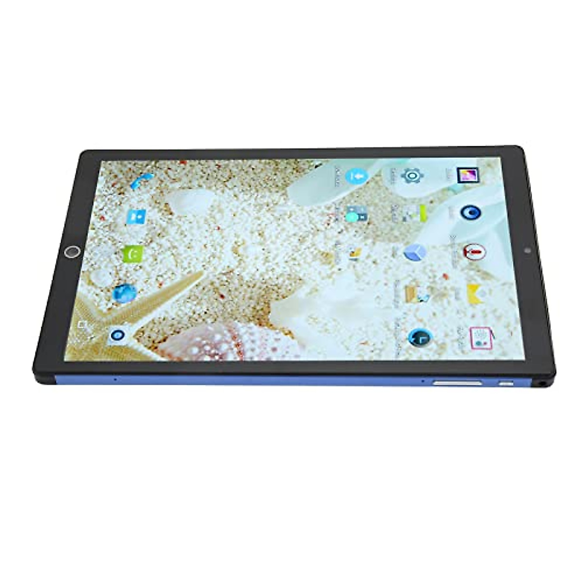 Cryfokt 10.1 Inch Tablet, Android 11 Tablet Metal Frame Support 128GB Expand, for 8 Hours of Mixed Use, Dual 13MP 5MP Camera, for Entertainment at Home or On The Go, Blue