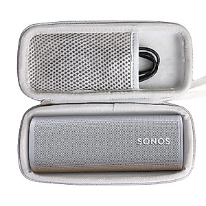 Khanka Hard Travel and Silicone Case Replacement for Sonos Roam Portable Smart Bluetooth Speaker