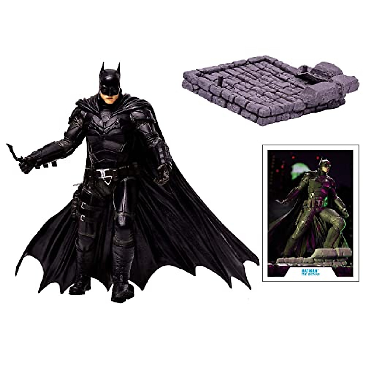 McFarlane Multiverse The Batman from Batman Movie 12" Deluxe Figure Multicolor (Figure Style May Vary)