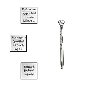 More Precious Than Jewels Proverbs 3:15 Silver Toned Plastic Gem Topped Pen, Pack of 3