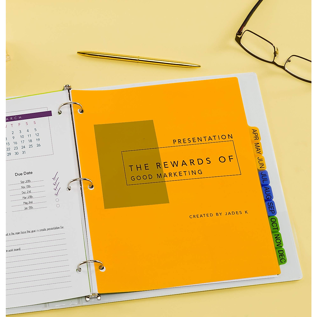 Avery 11331 Preprinted Plastic Tab Dividers, 12-Tab, Letter