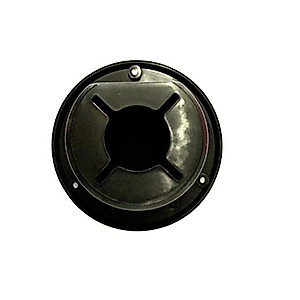 Valterra Black Electric Power Cord Small Round Cable Hatch 3" Cutout RV