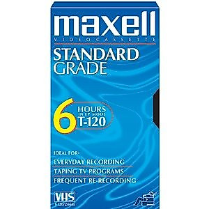 MAXELL 120 MIN STANDARD VHS VIDEO CASS
